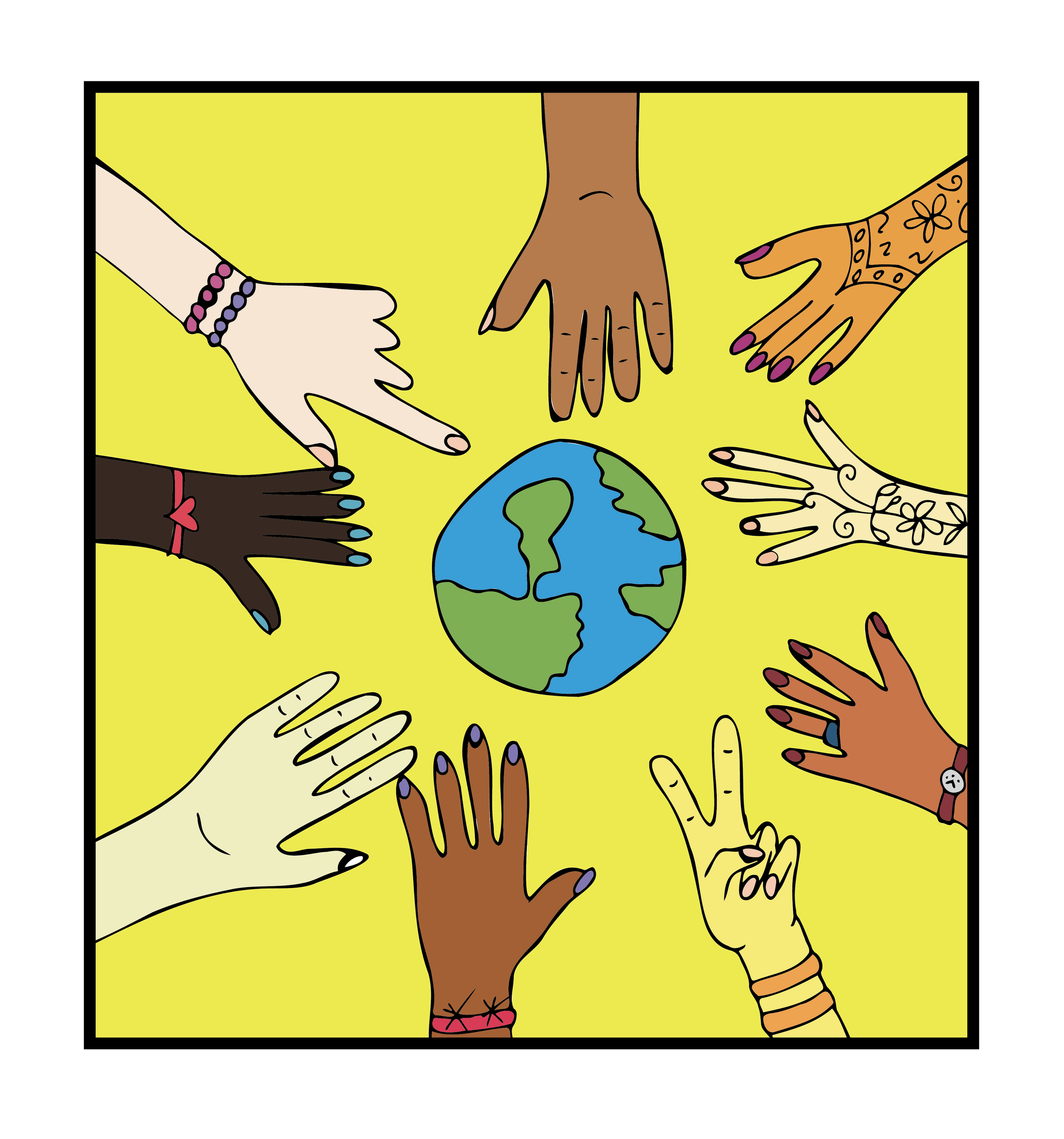 Helping Hands - a community art flag project — Harbor Creative Arts