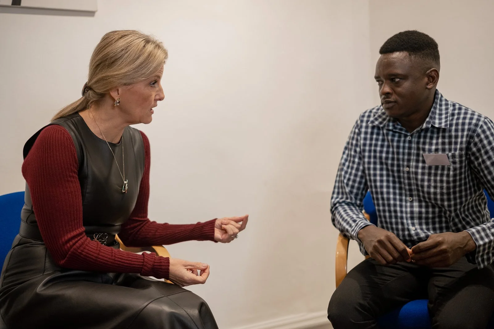 Royal Visit — CHARIS refugees