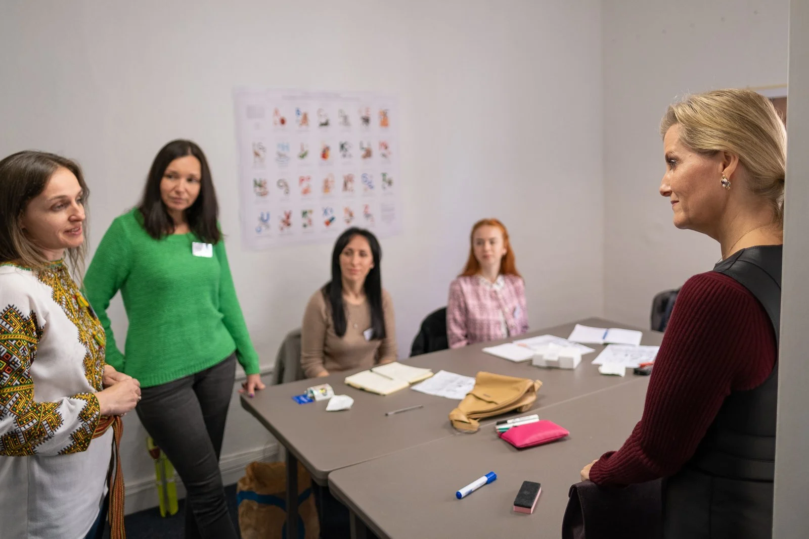 Royal Visit — CHARIS refugees