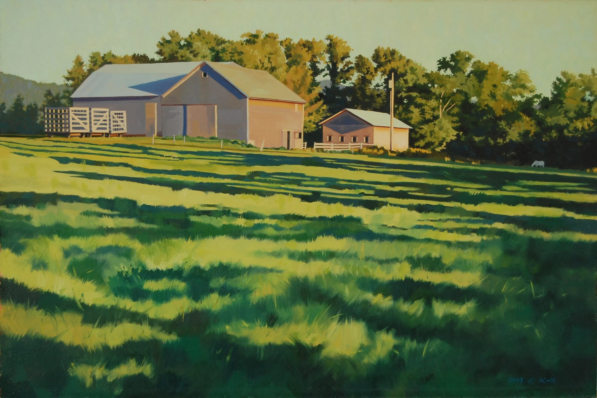 Oil paintings of Vermont in summer by Kathleen Kolb — Kathleen Kolb ...