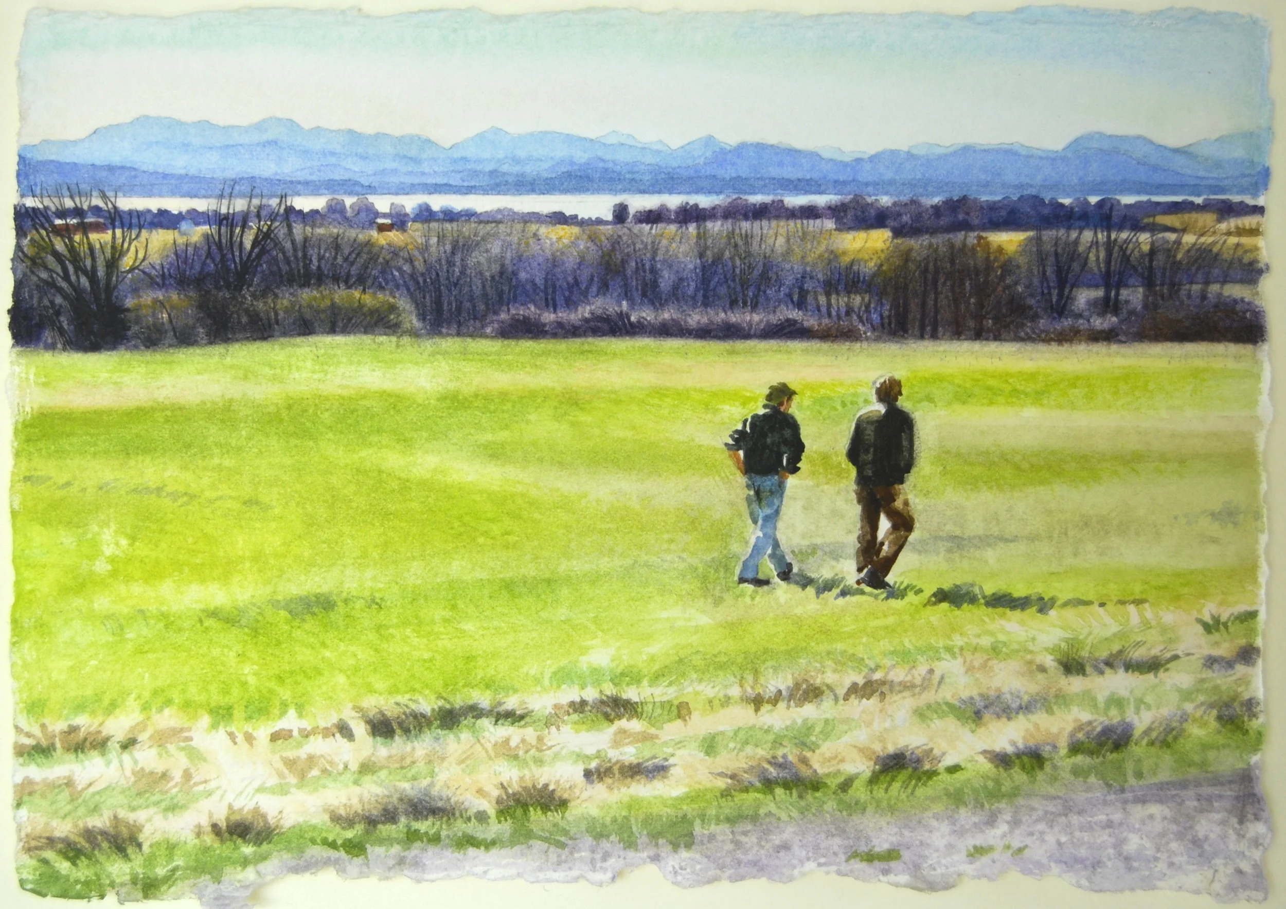 Small watercolor paintings by Kathleen Kolb — Kathleen Kolb Vermont Artist