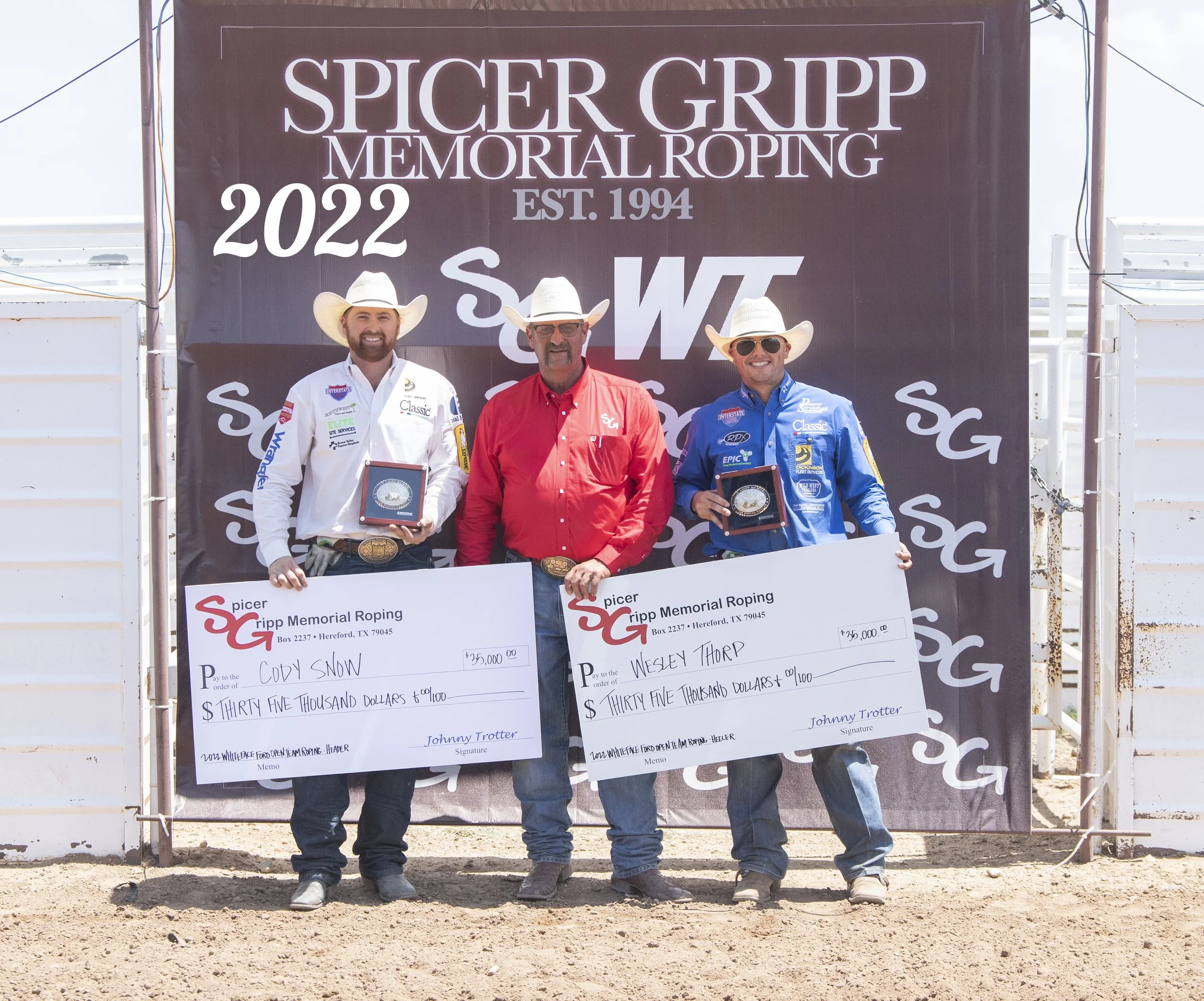 Open Team Roping — Spicer Gripp Memorial Roping
