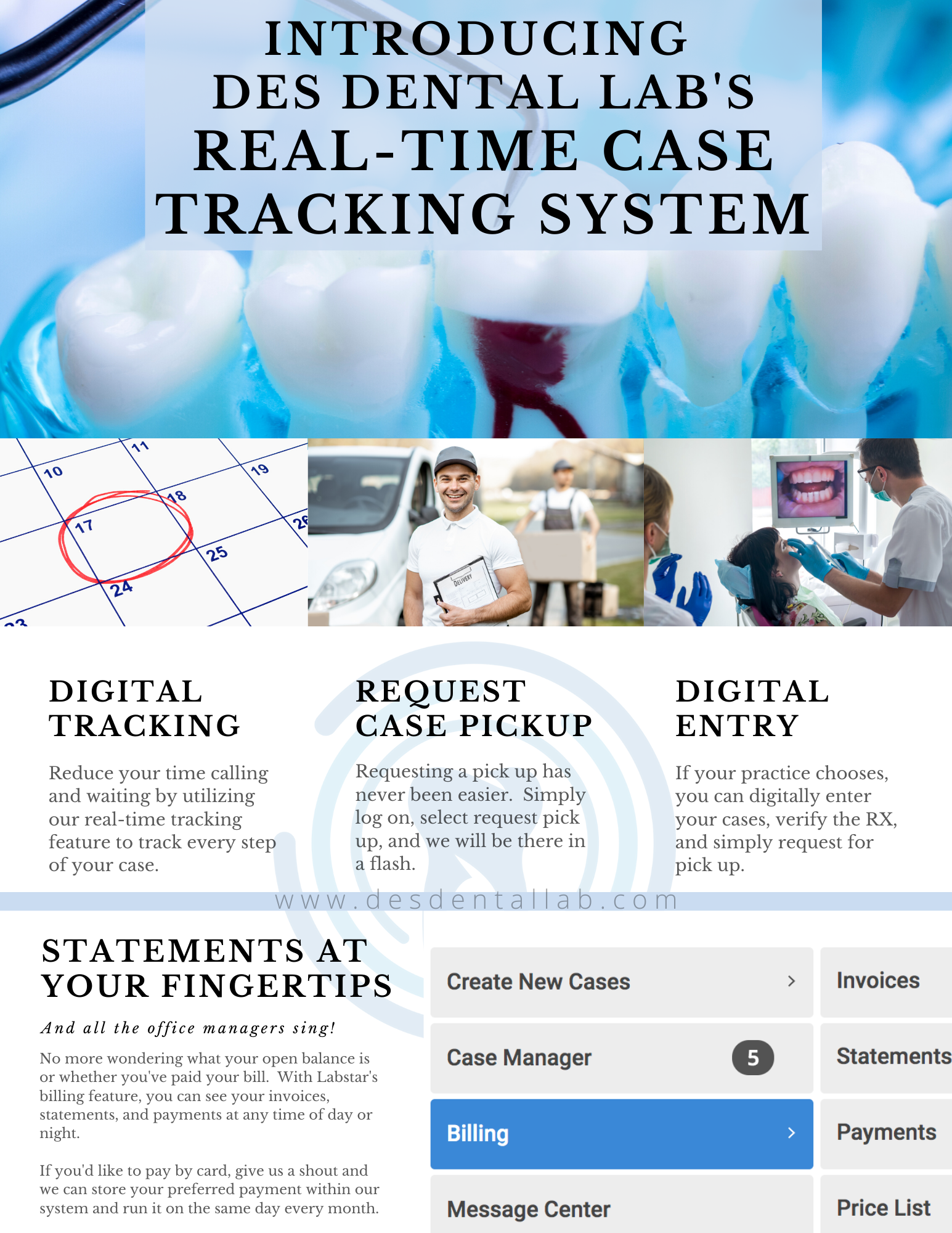 Dental Lab Real Time Case Tracking — Digital Esthetic Solutions