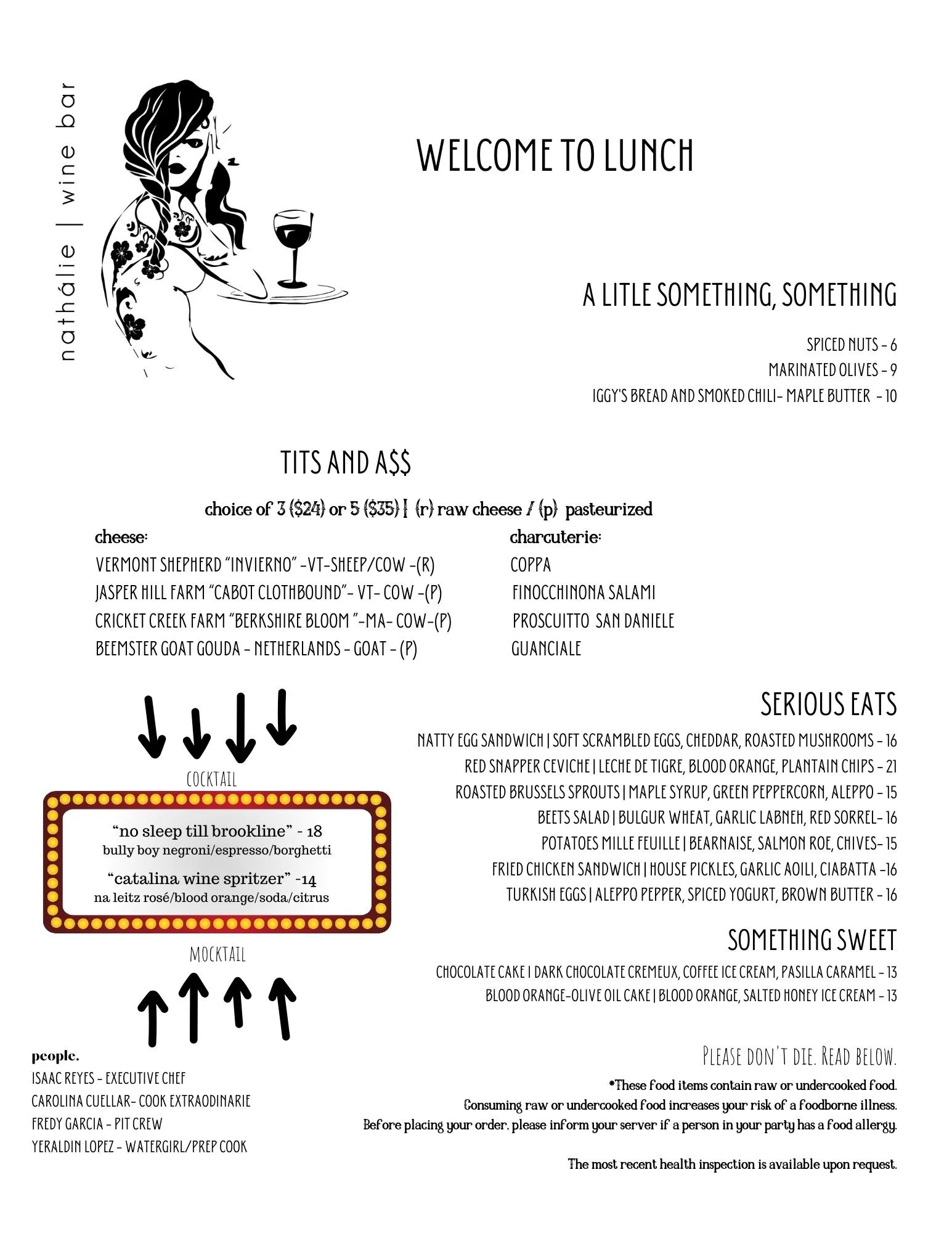 Menus — nathálie