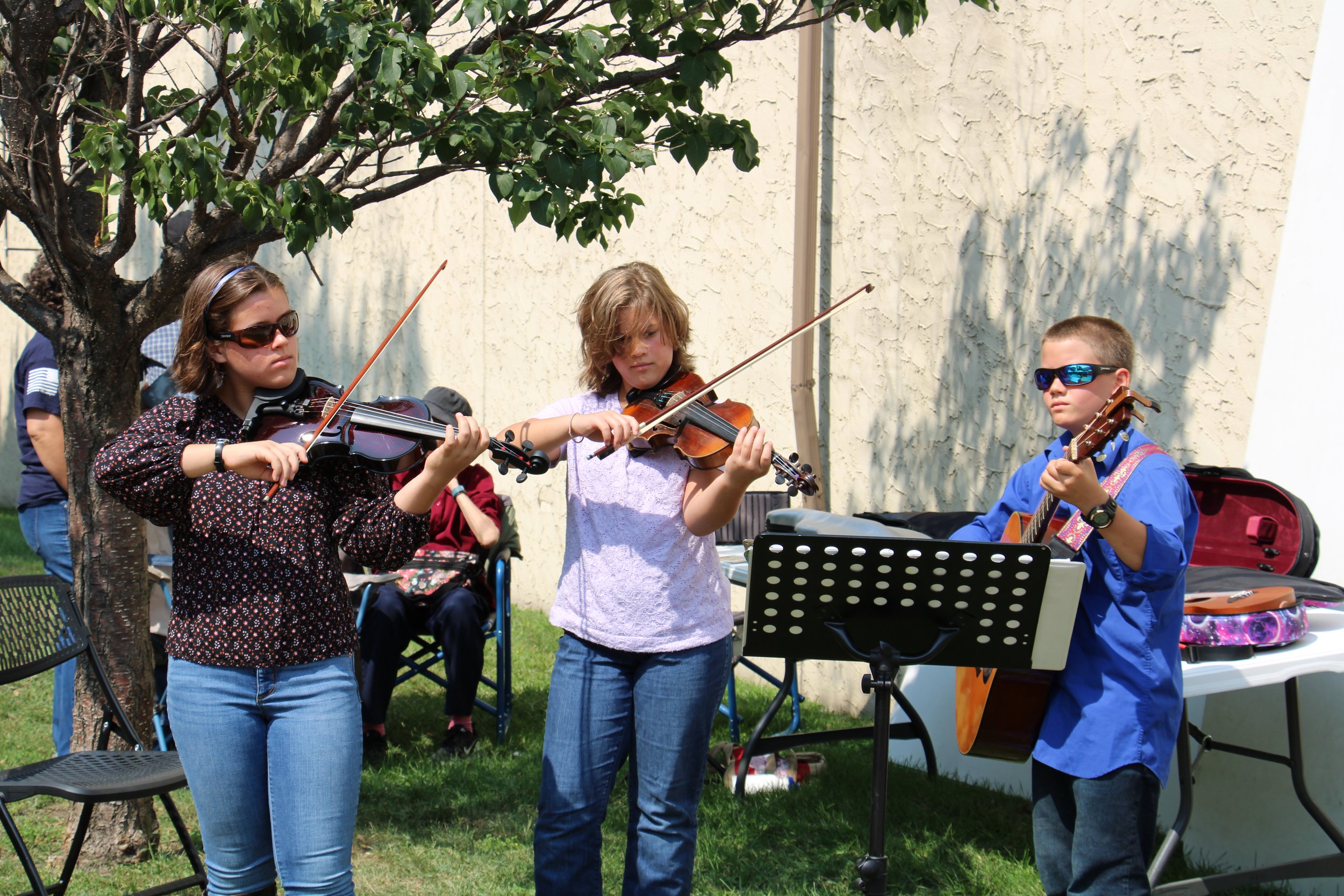 Busking Downtown — Downtown Forks