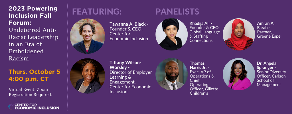 2023 Powering Inclusion FALL FORUM — Center for Economic Inclusion
