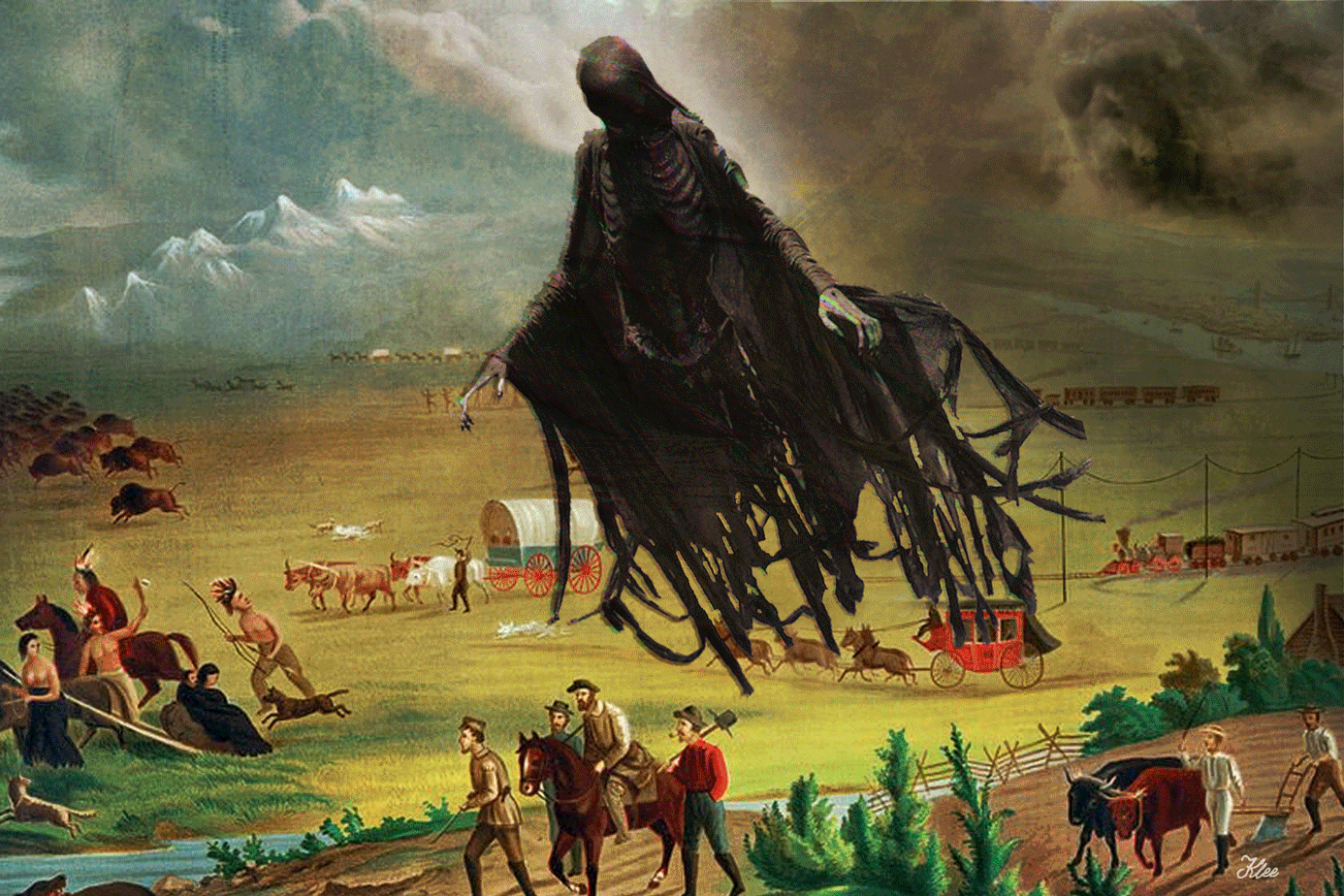 Manifest Destiny Painting