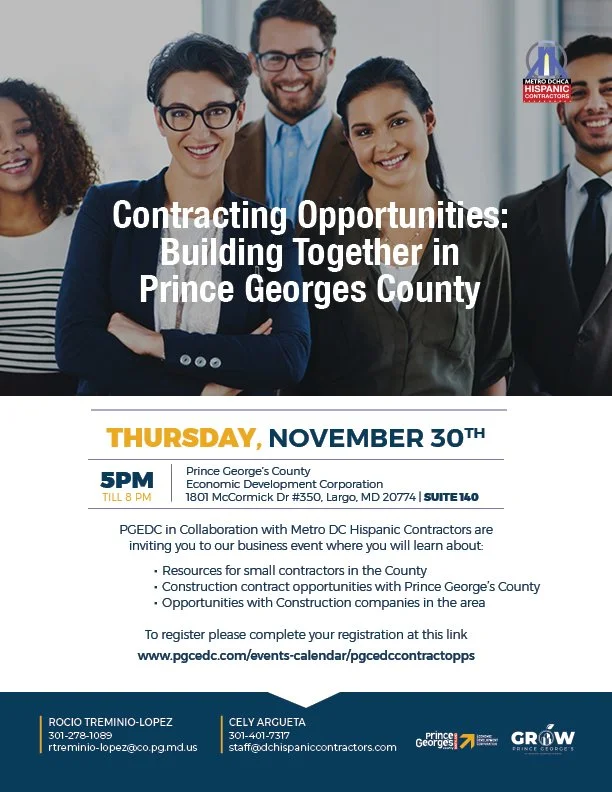 Grow Prince George's Training Program — Prince George's County Economic ...