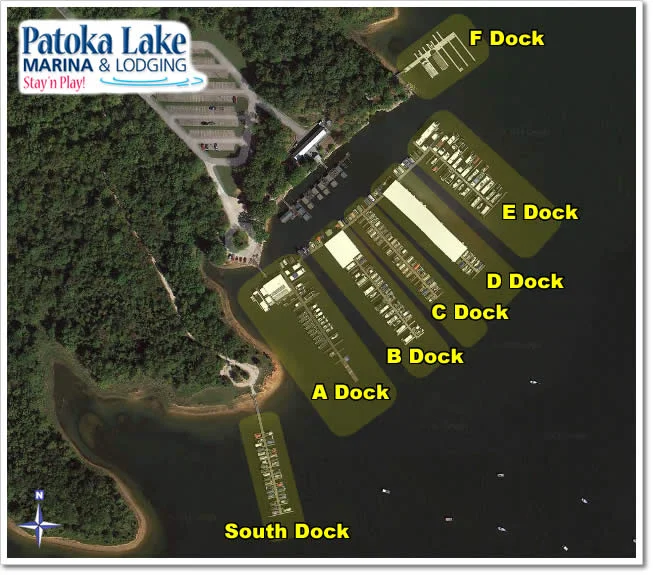 Slips / Mooring — Patoka Lake Marina & Lodging