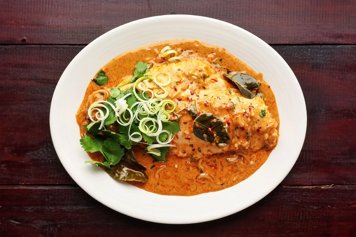 Choo chee fish recipe | a fork and a pencil