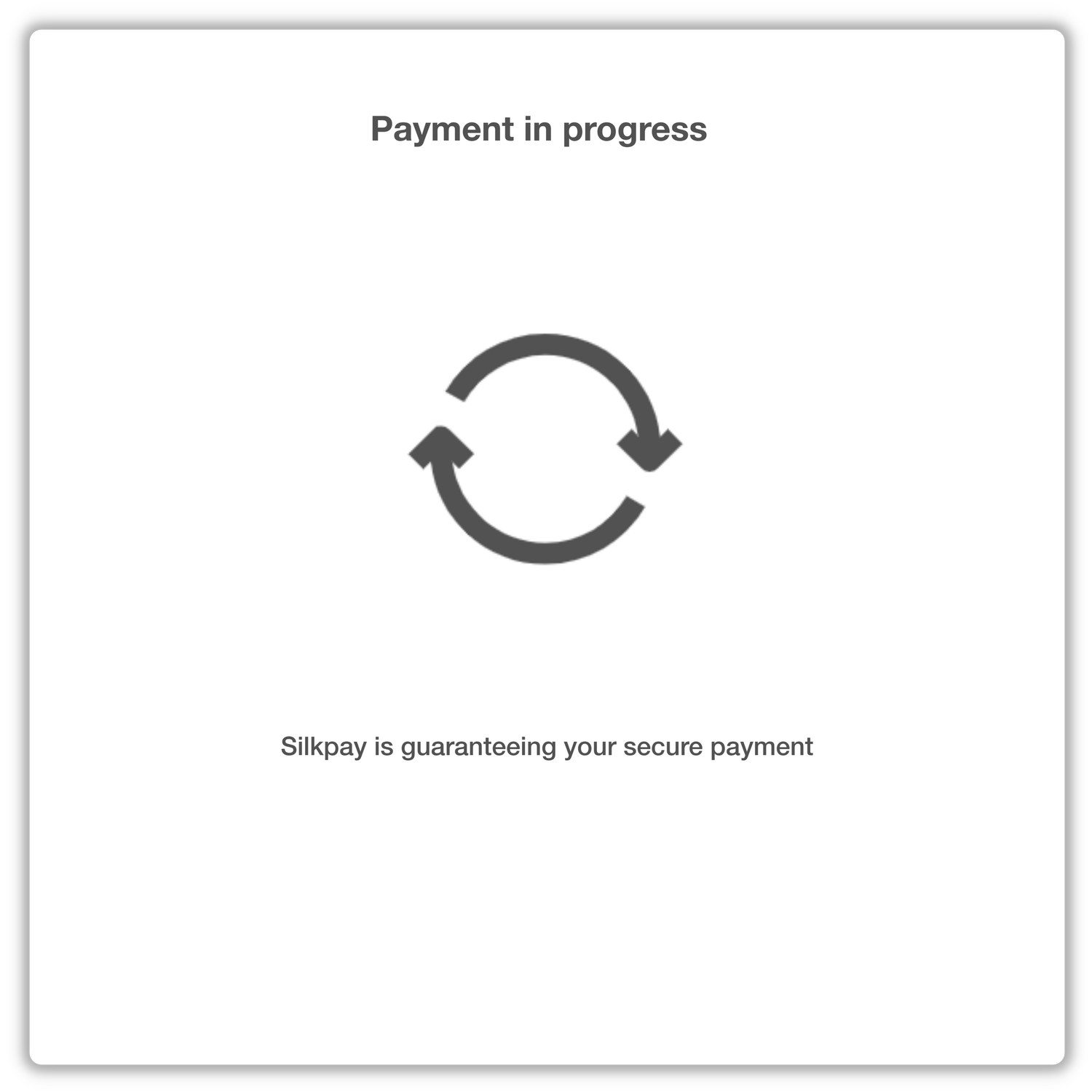 UnionPay QR code payment — Silkpay