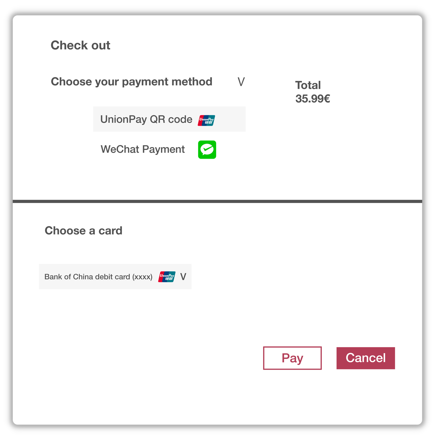 UnionPay QR code payment — Silkpay