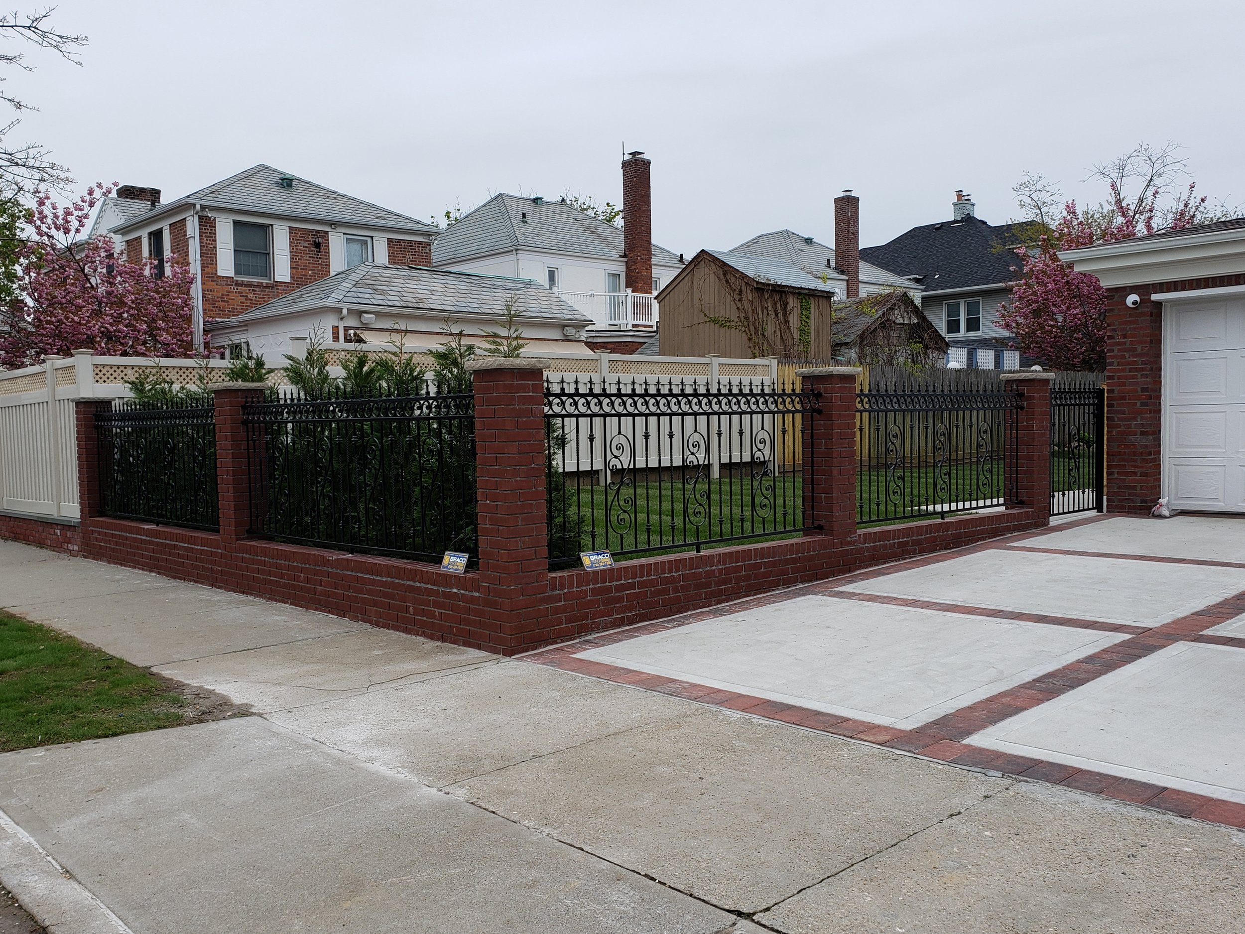 Our Work — Fences | Railings | Steel Doors | Awnings - Bracci Fence ...