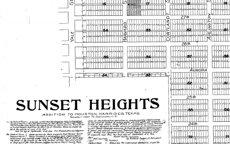 Sunset Heights History — Sunset Heights