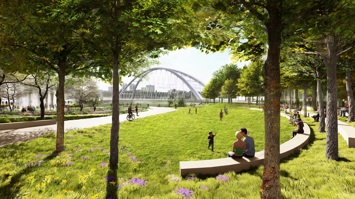 Edmonton 'Touch the Water' Promenade — Stoss