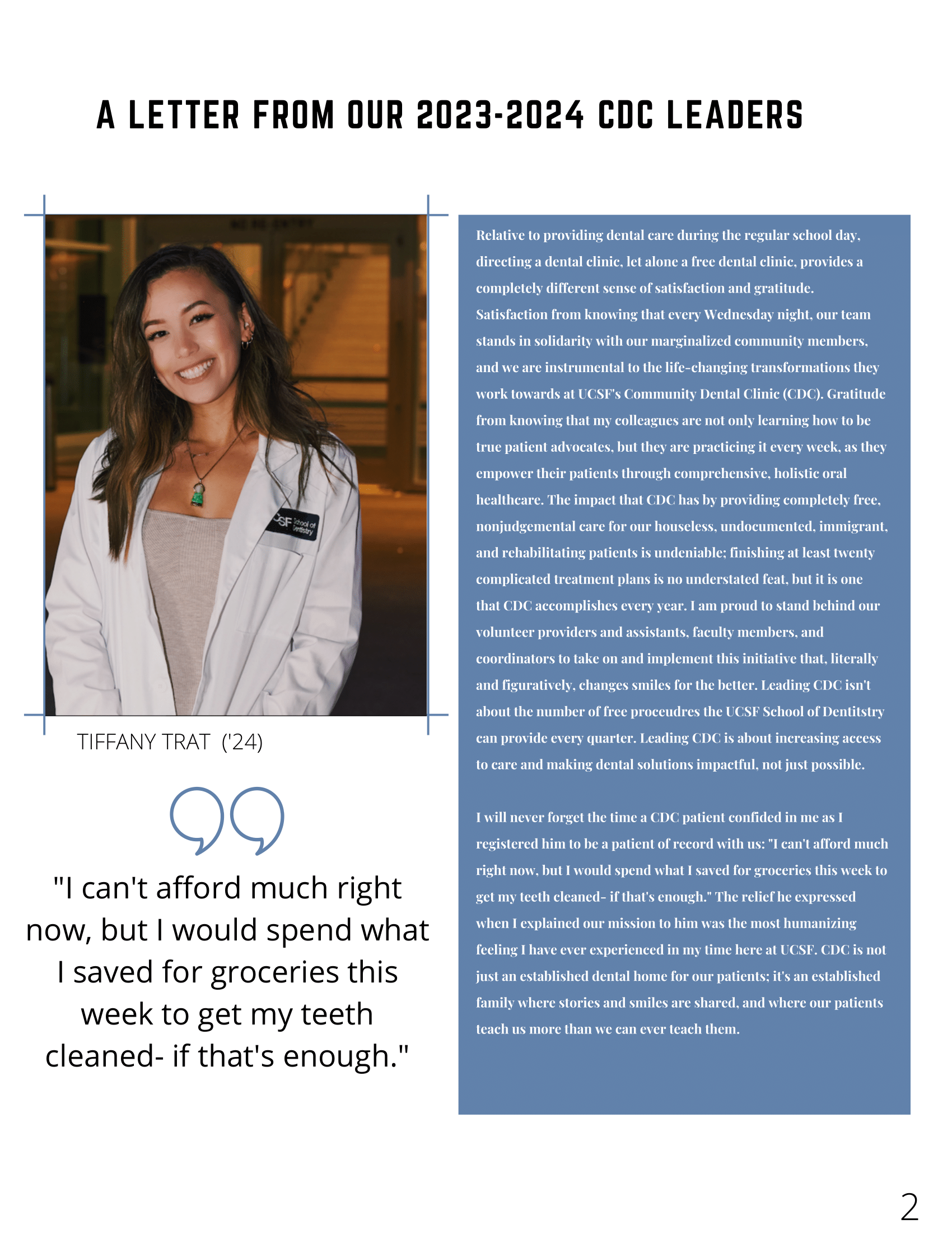 Newsletters — Community Dental Clinic at UCSF