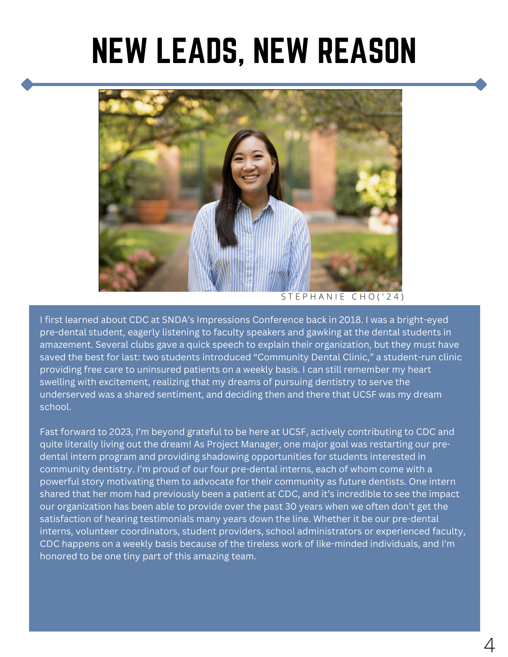 Newsletters — Community Dental Clinic at UCSF