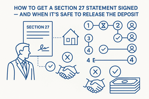 How to Get a Section 27 Statement Signed and When It Is Safe to Release ...