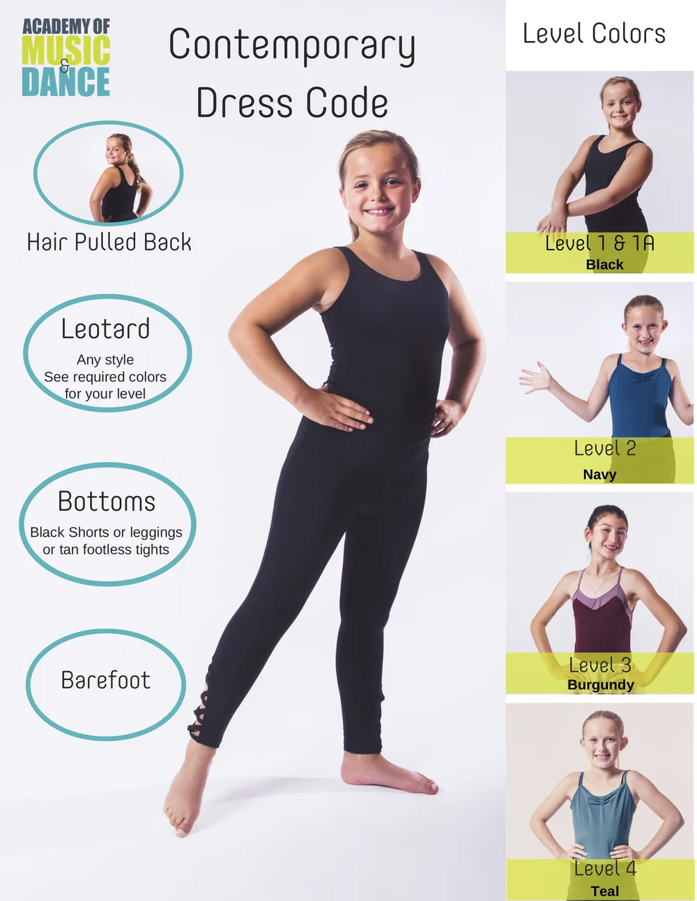 Dancewear Requirements - seattlemusicanddance