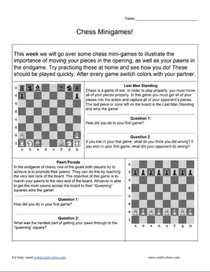 Chess Rules For Kids Printable