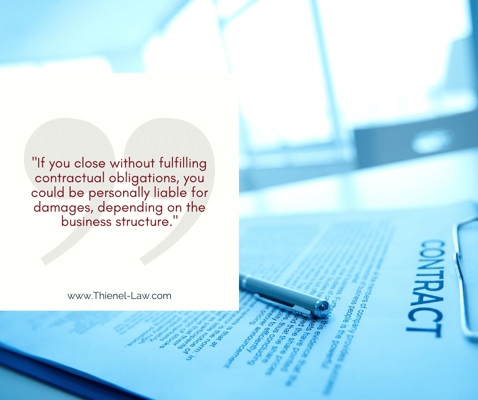 Seven Steps for Winding Down Your Business