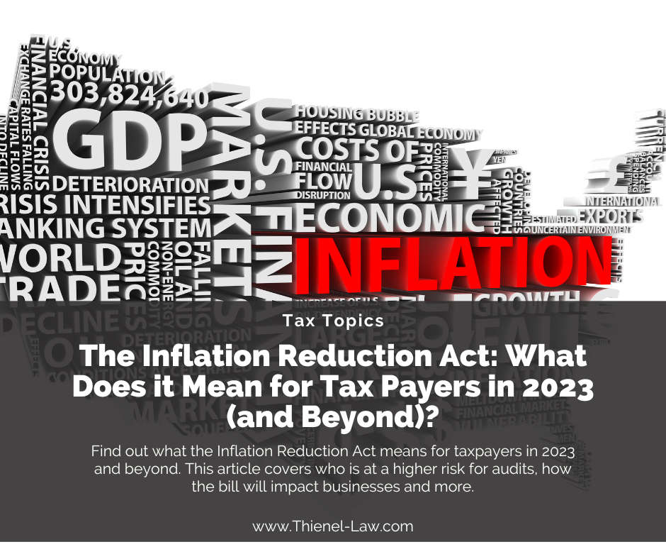The Inflation Reduction Act: What Does it Mean for Tax Payers in 2023 ...