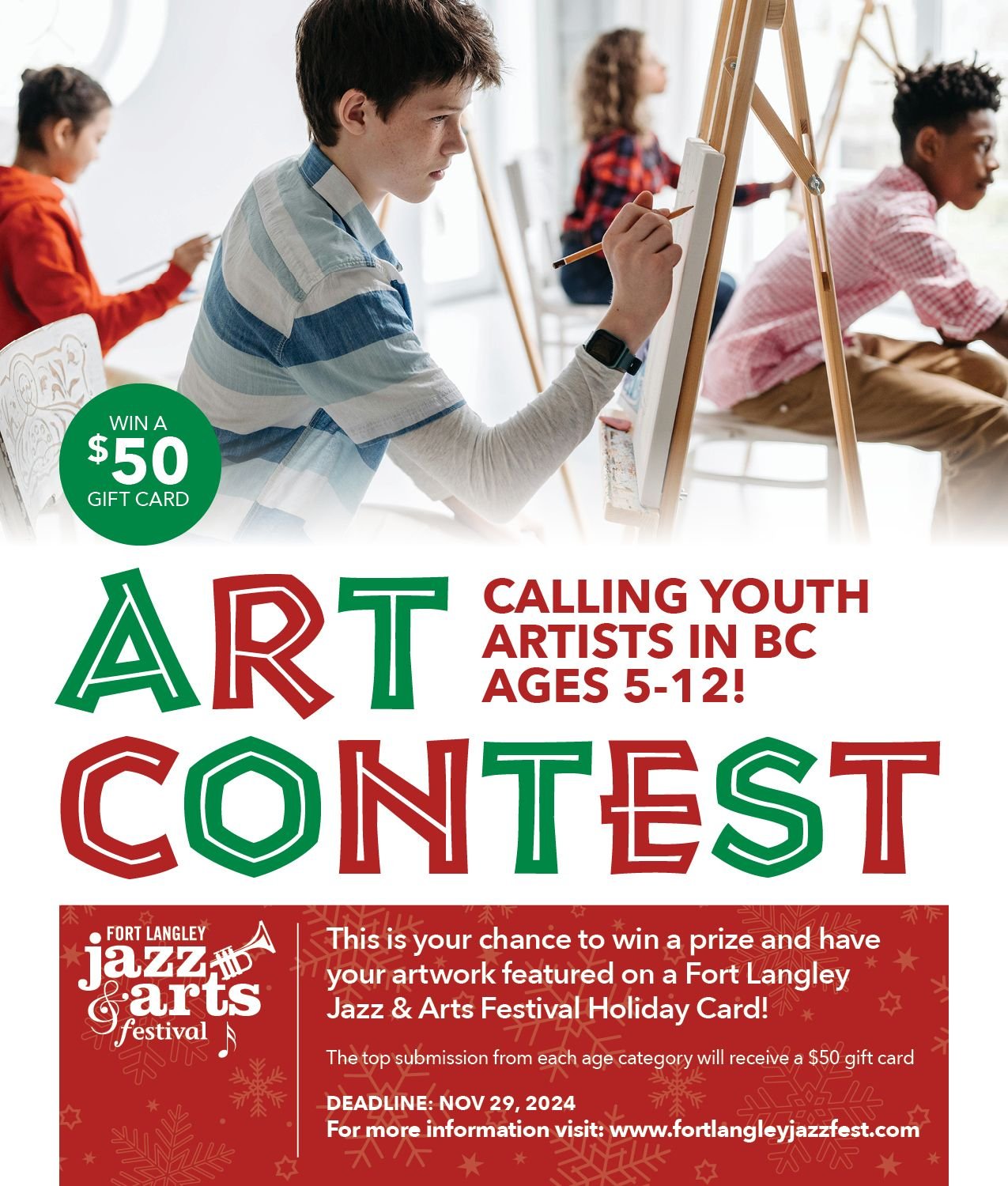 Fort Langley Jazz & Arts Festival Launches First-Ever 2024 Holiday Card ...