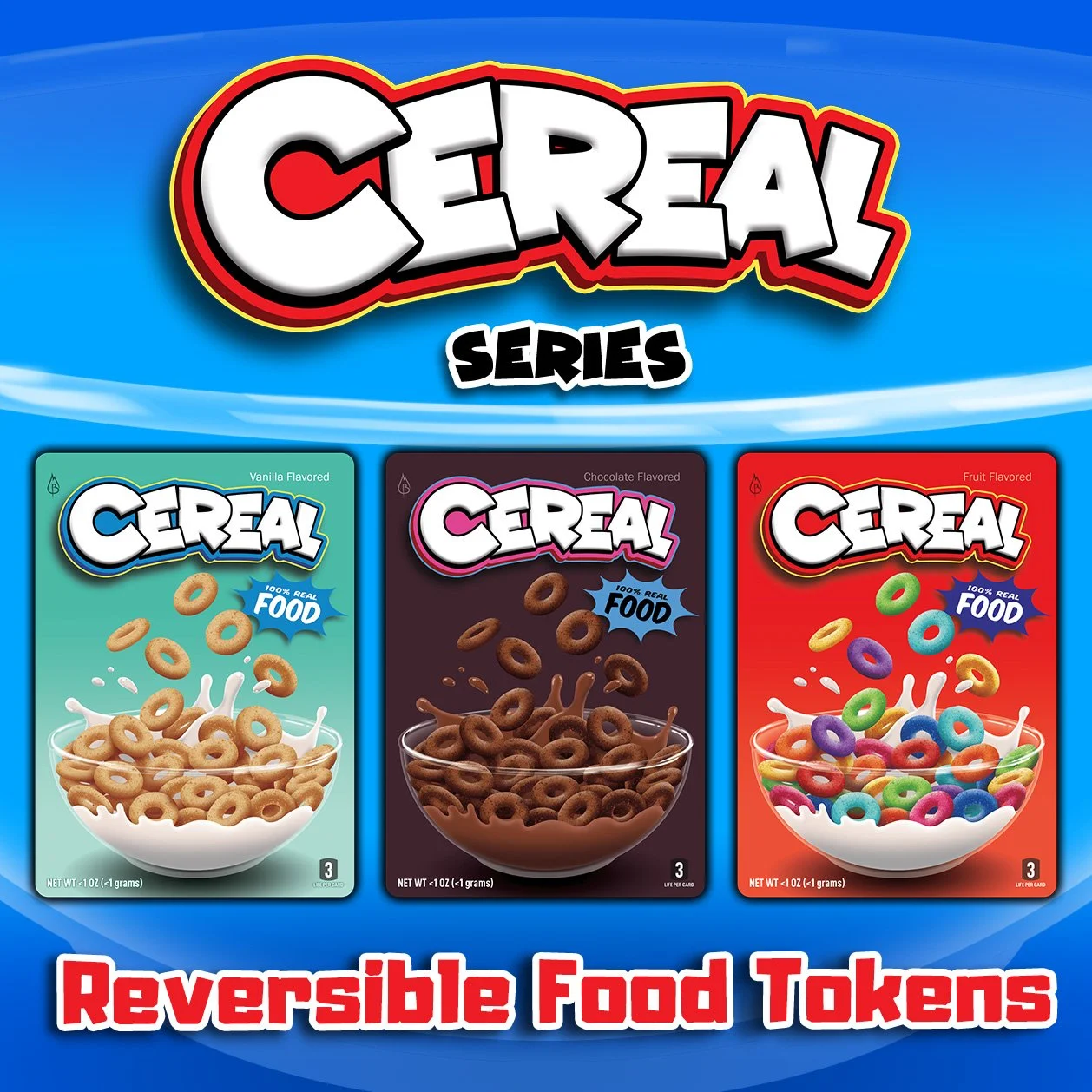 Cereal Food Tokens - Set of 3 Flavors! — Mike Burns Art