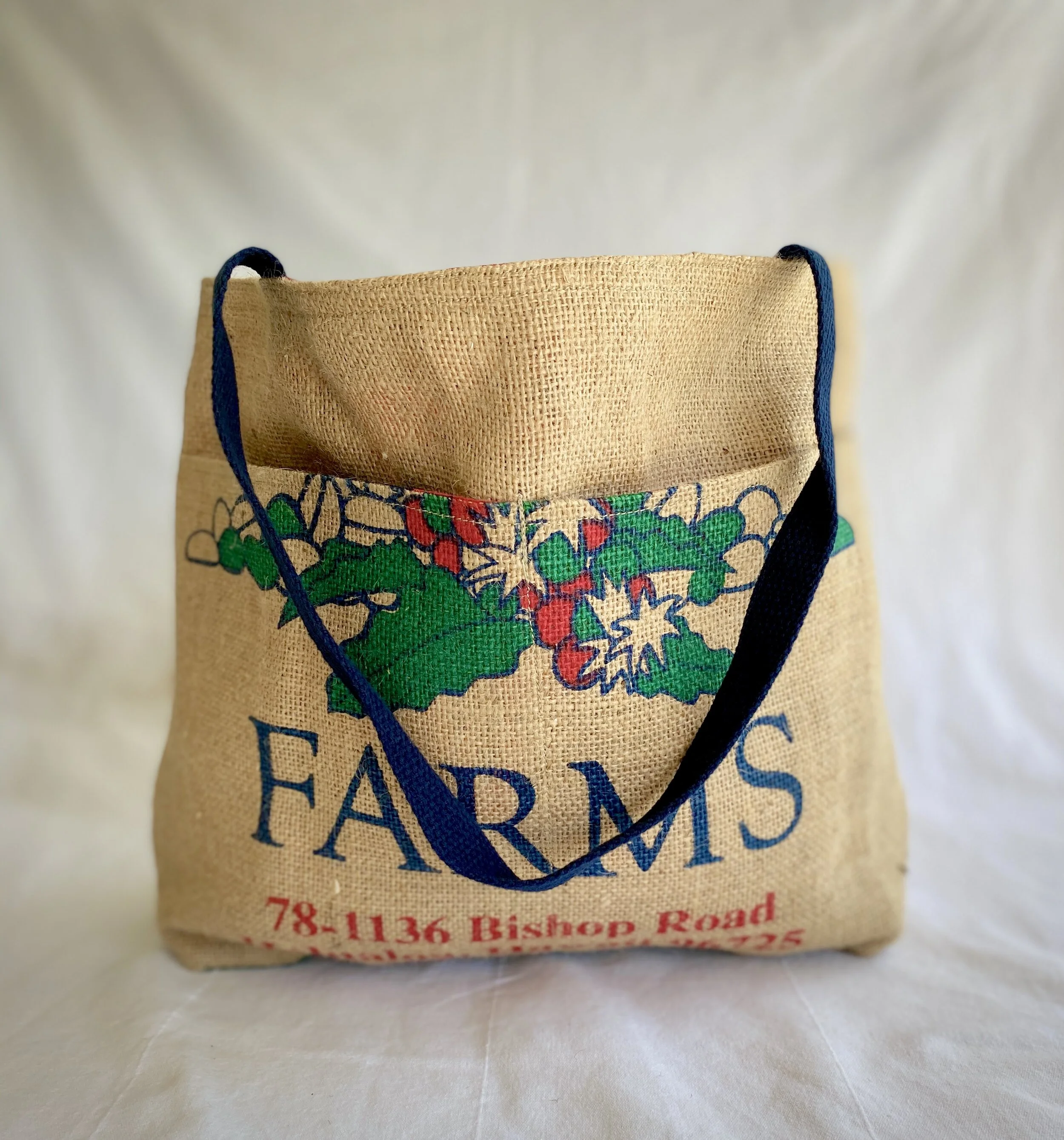 Kona Coffee Totes - Upcycled Kona Coffee Farm Bags