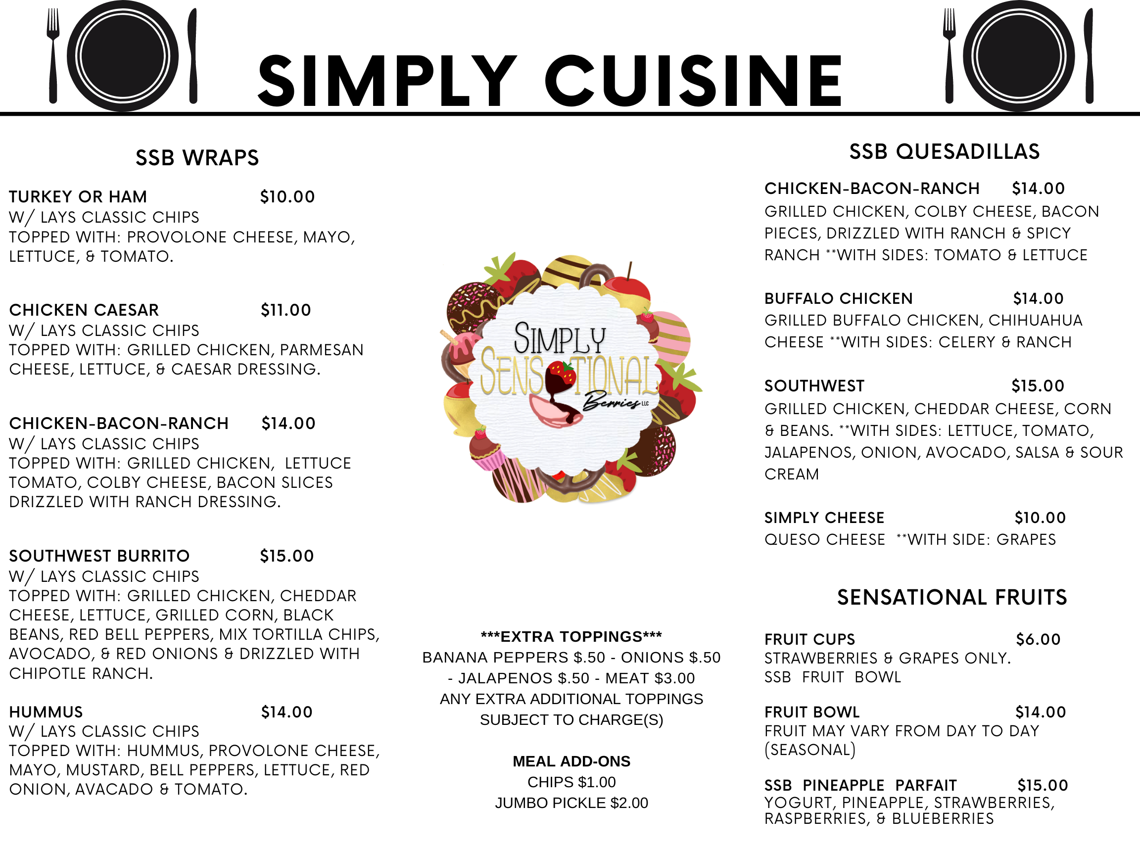 Simply Cuisine — SSB