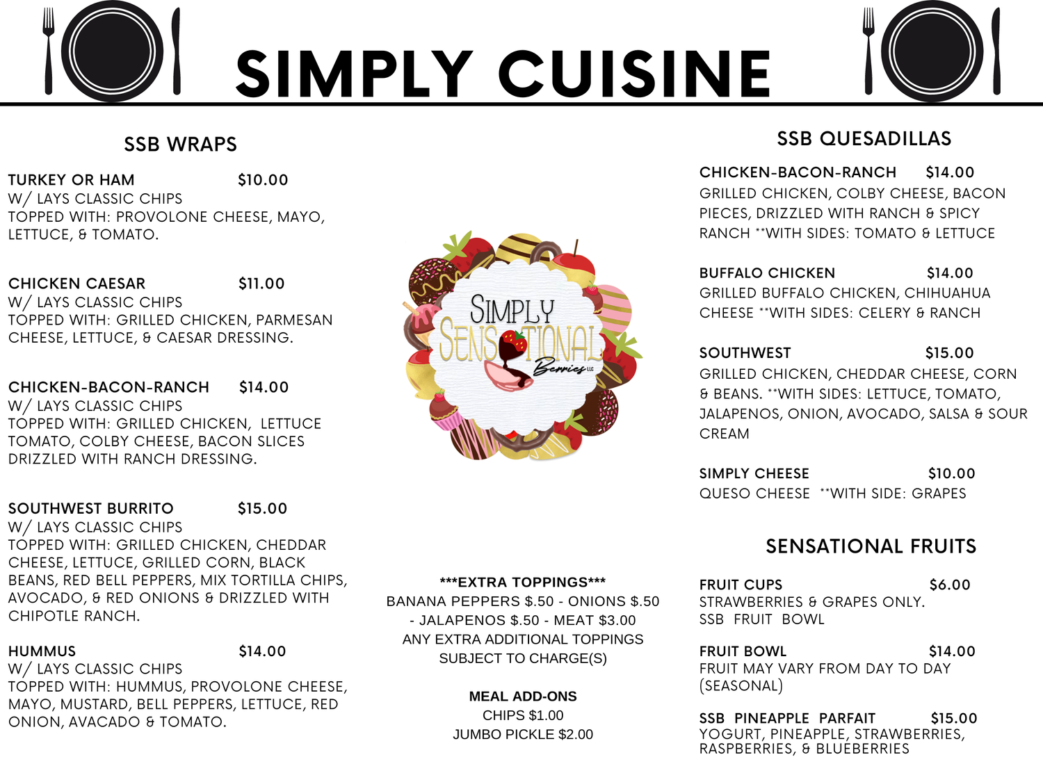 Simply Cuisine — SSB