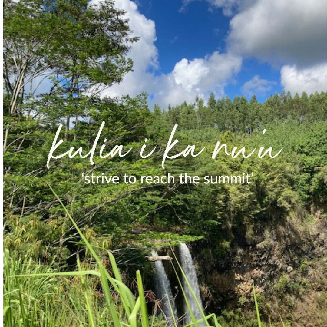 Hawaiian Phrase of the Week: kulia i ka nu'u — She Lives Aloha