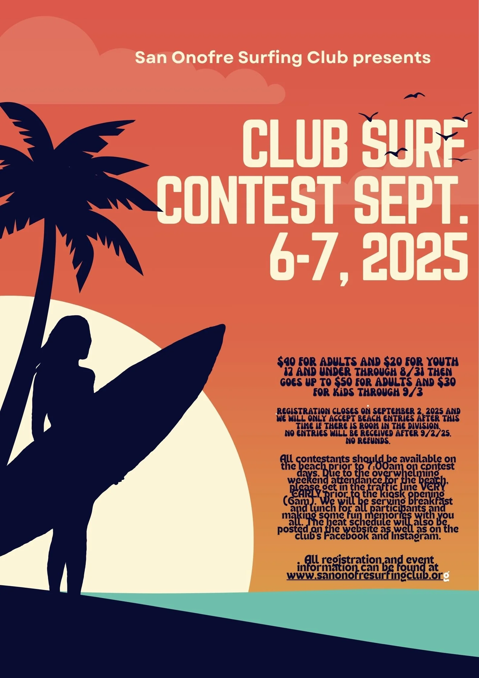 2025 Club Surf Contest — San Onofre Surfing Club