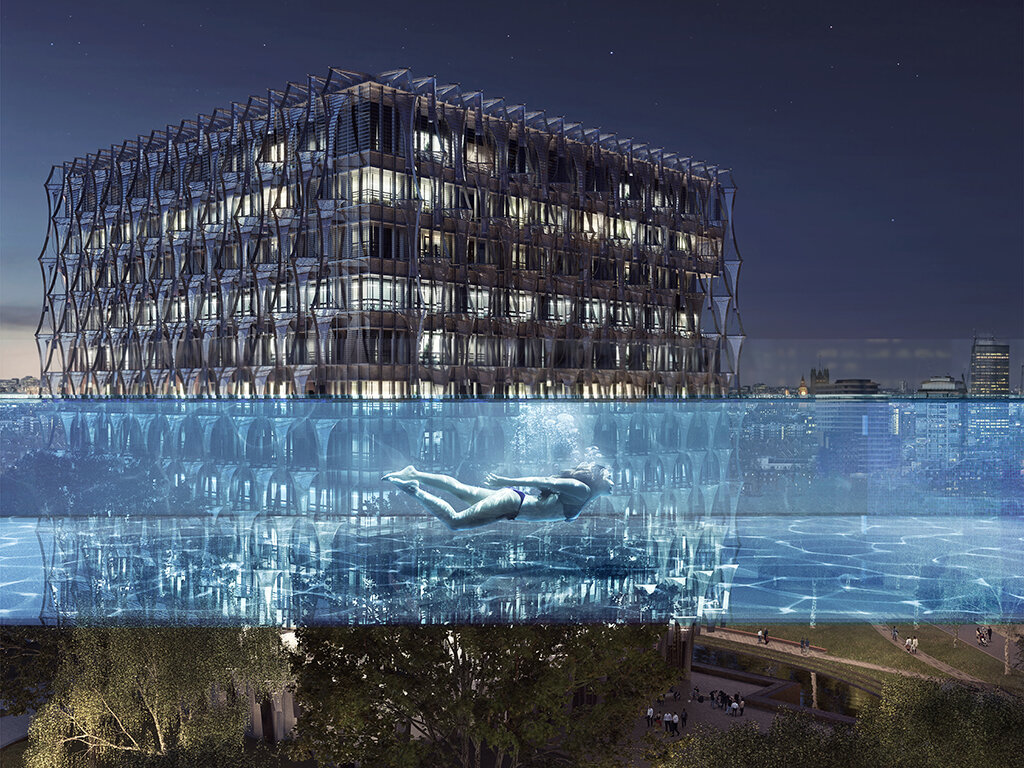 This is Sky Pool — ALHAUS