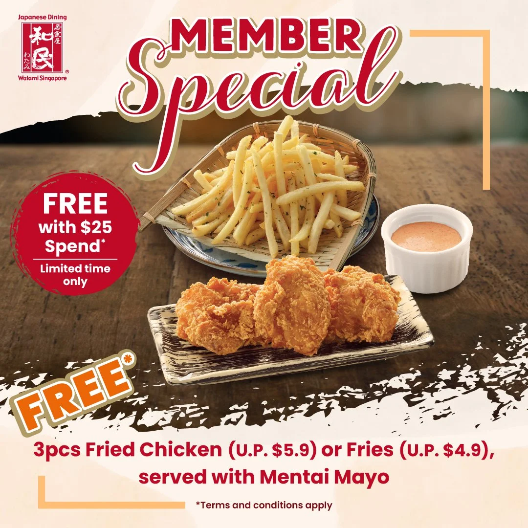 WATAMI Promotion - Member Special — Watami Japanese Dining Singapore