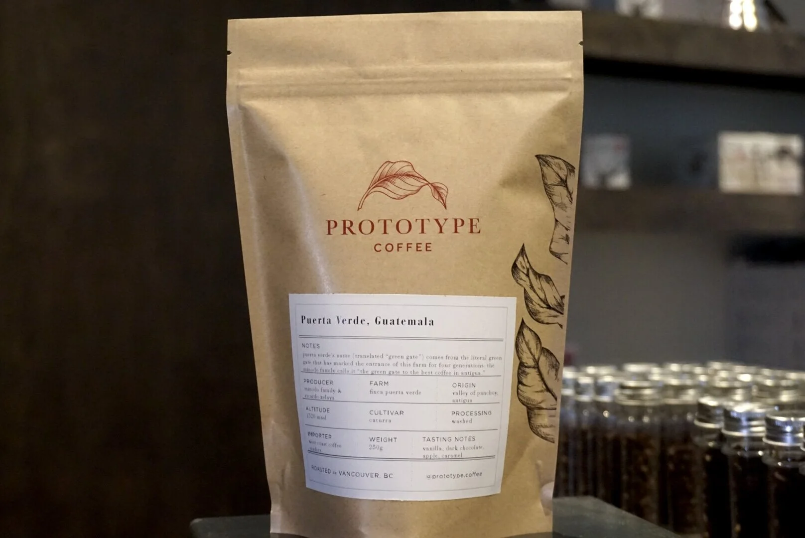 Roasted Coffee — Prototype