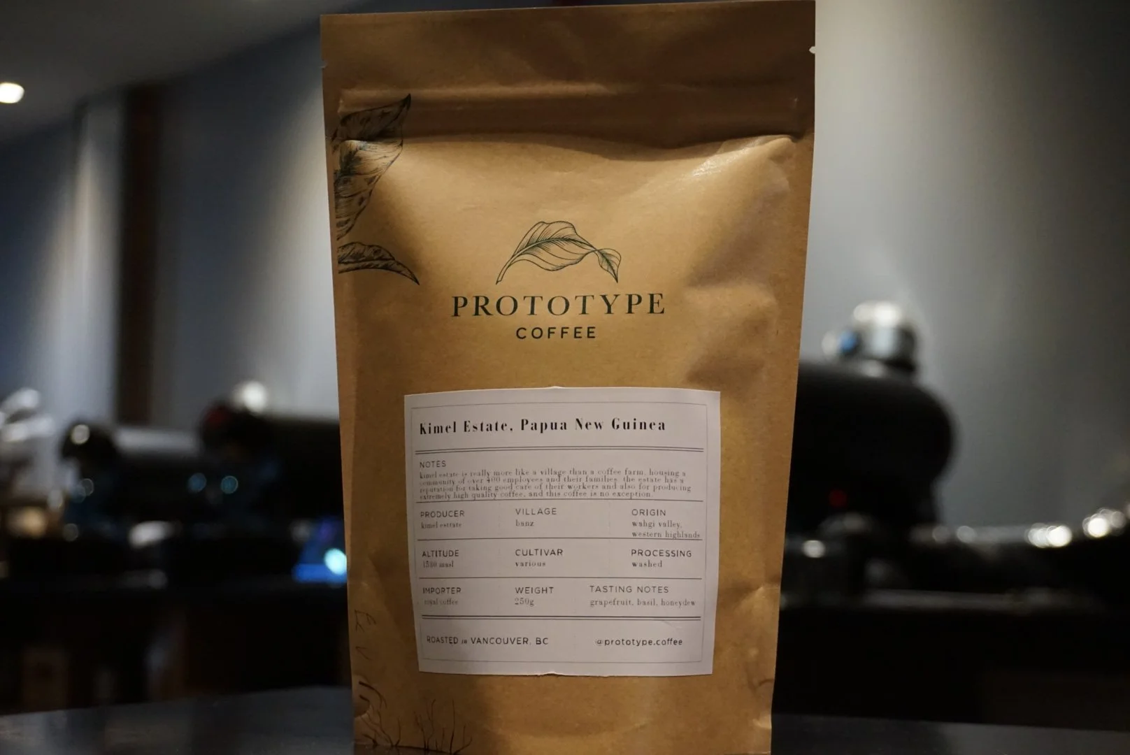Roasted Coffee — Prototype