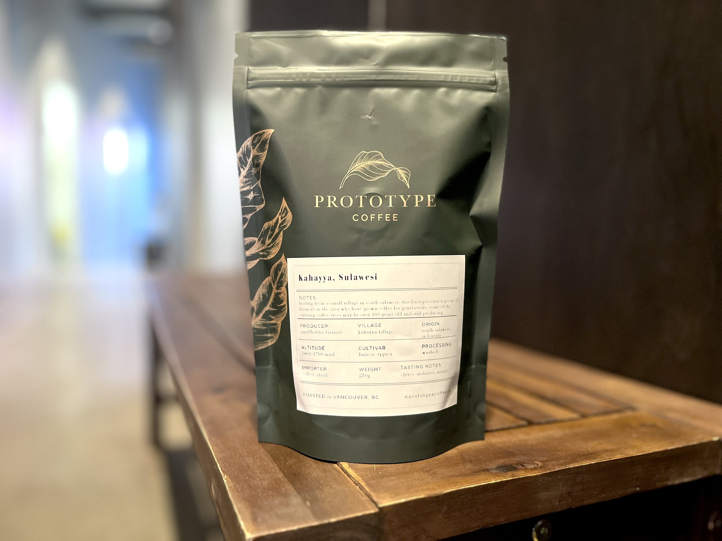 Roasted Coffee — Prototype