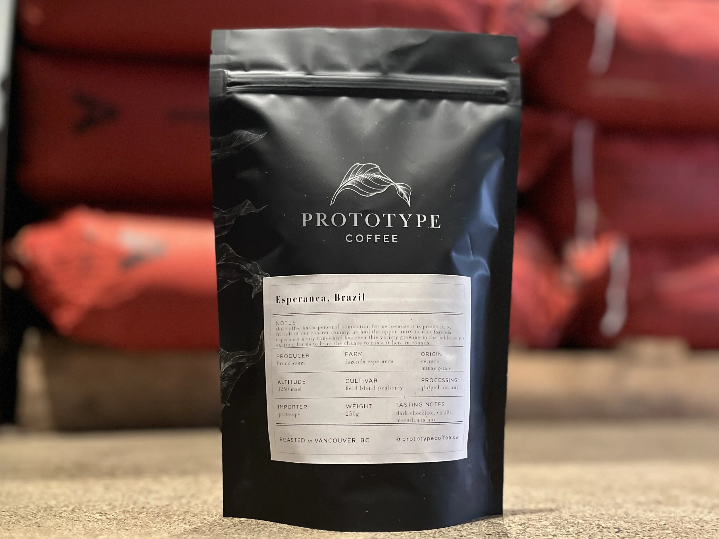 Roasted Coffee — Prototype
