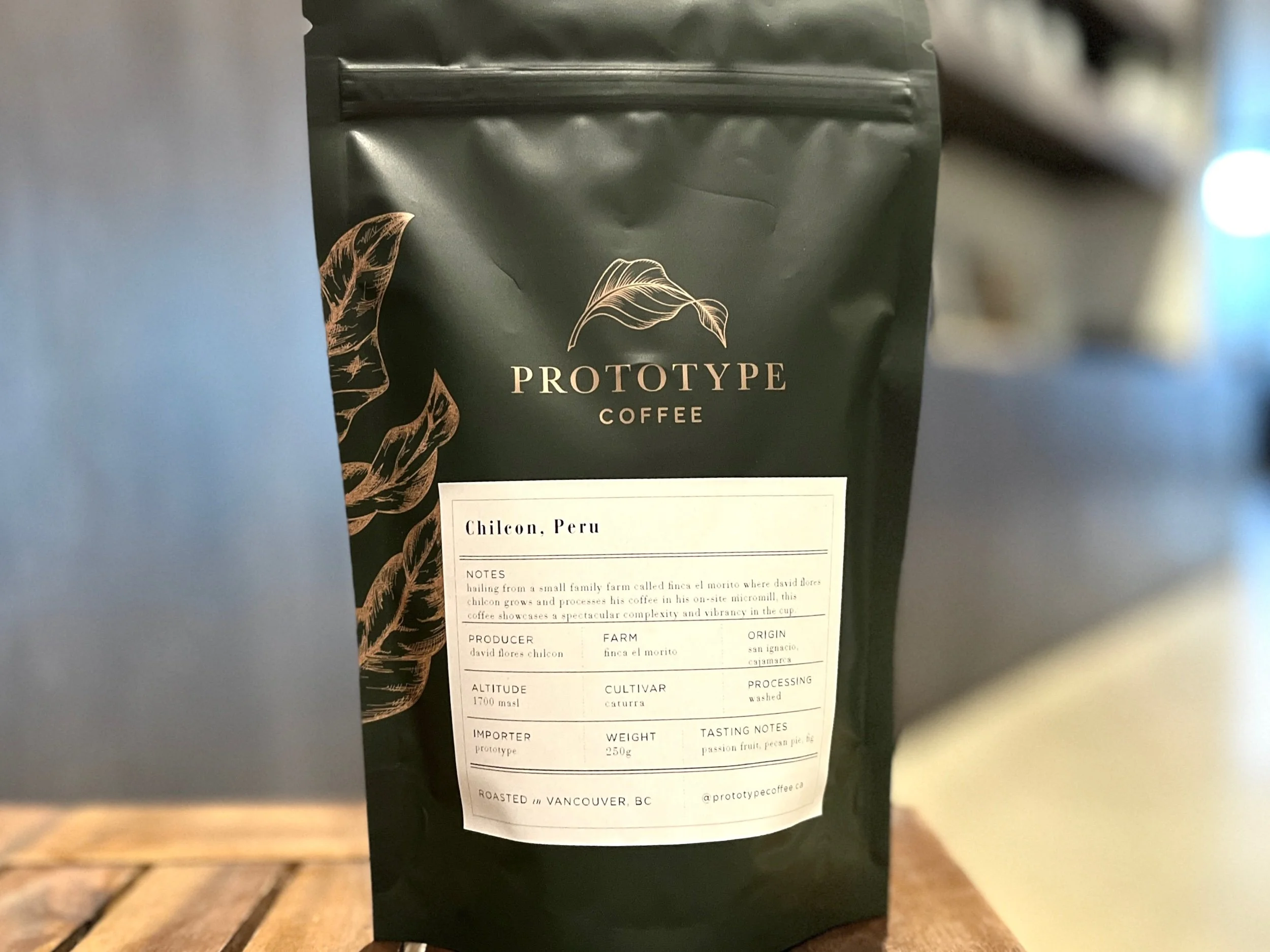 Roasted Coffee — Prototype