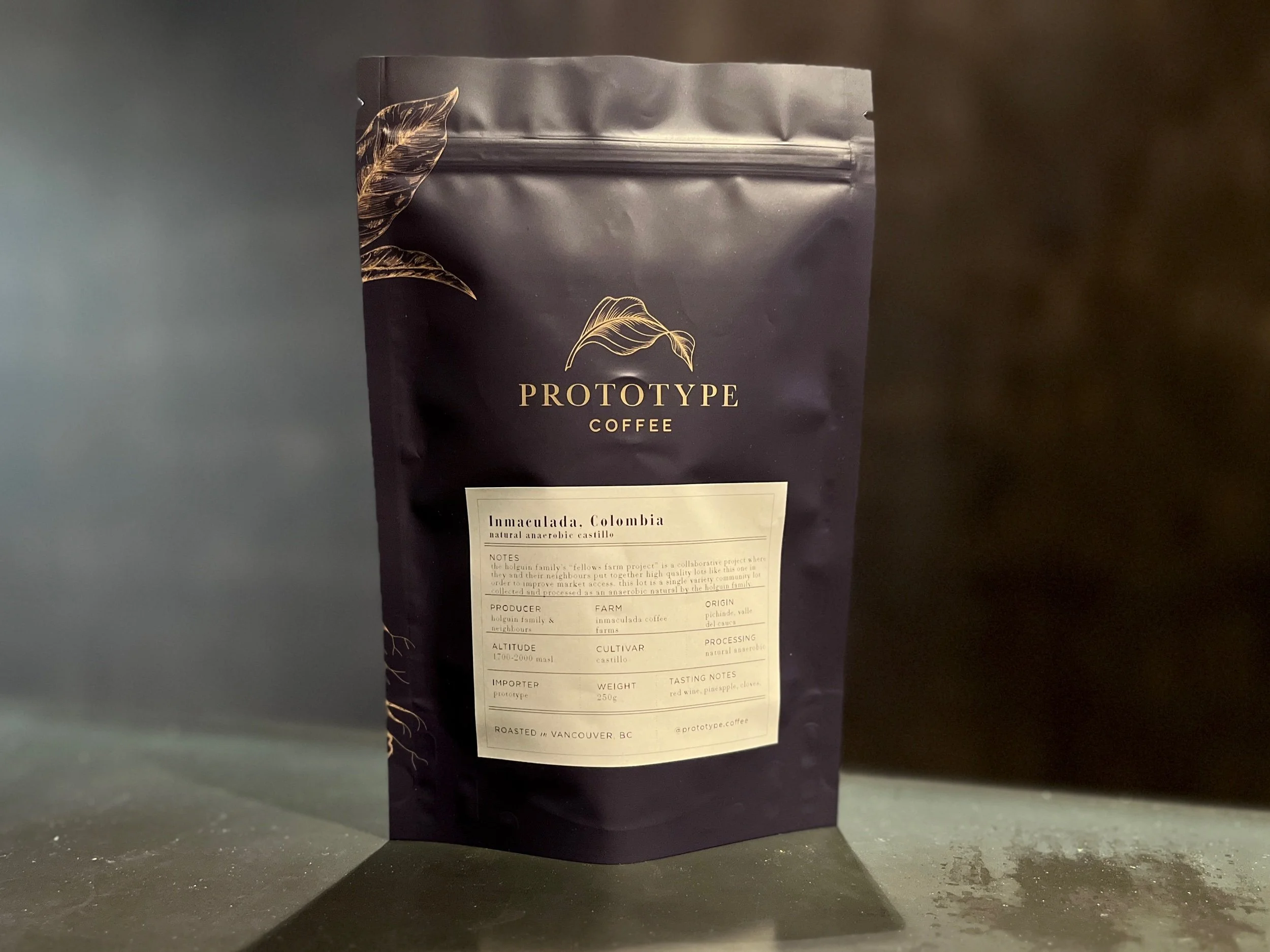 Roasted Coffee — Prototype