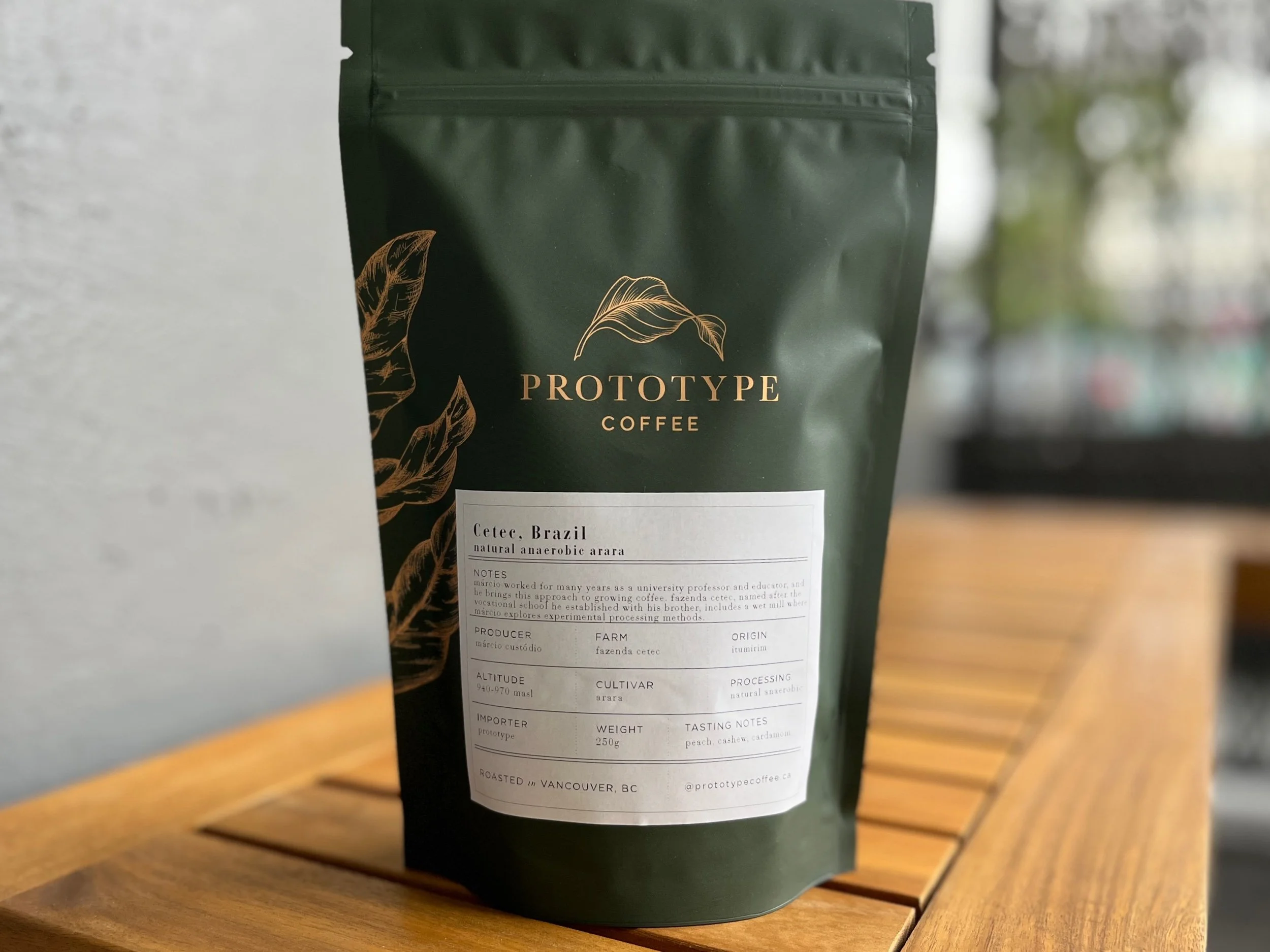 Roasted Coffee — Prototype