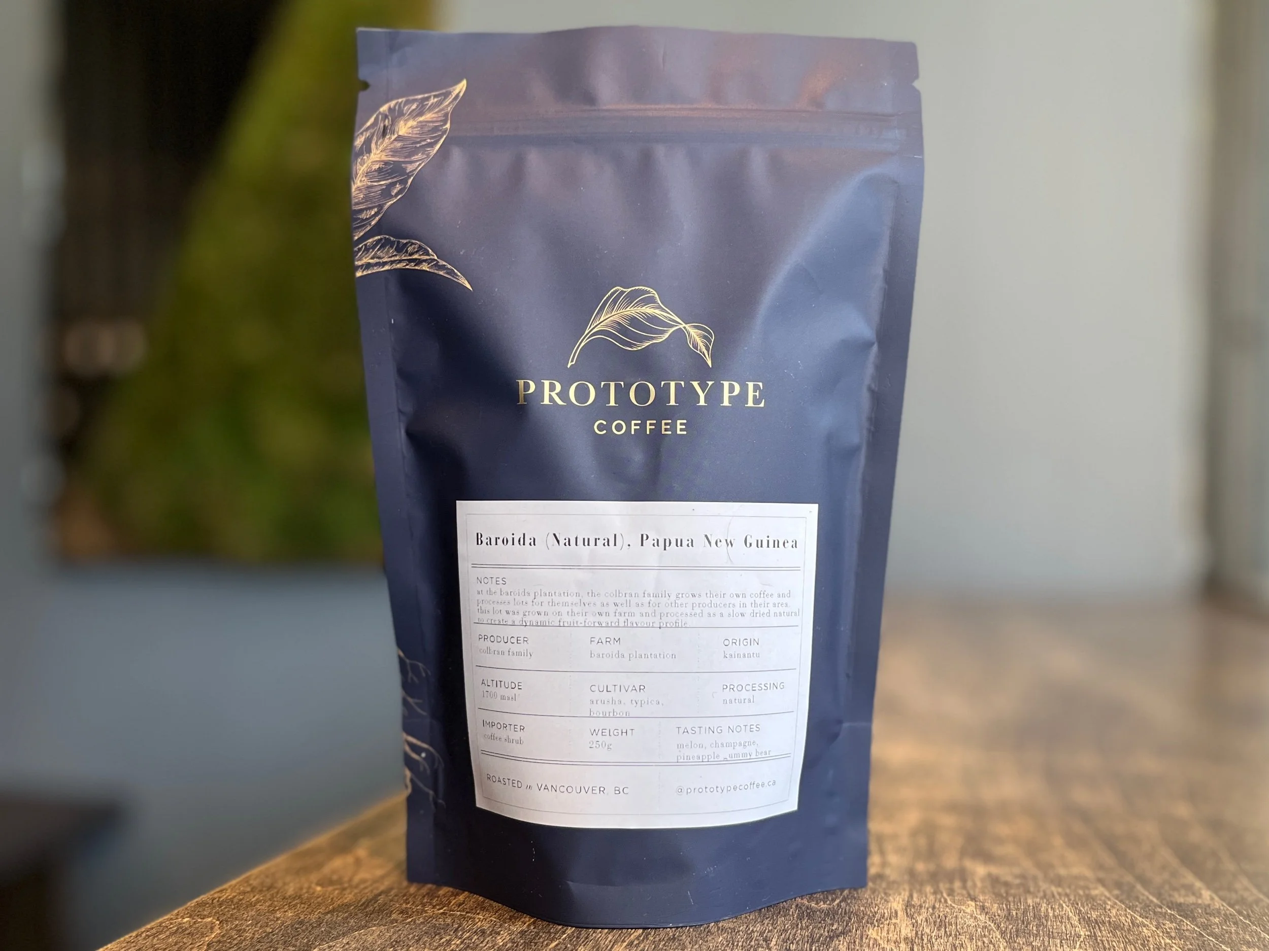 Roasted Coffee — Prototype