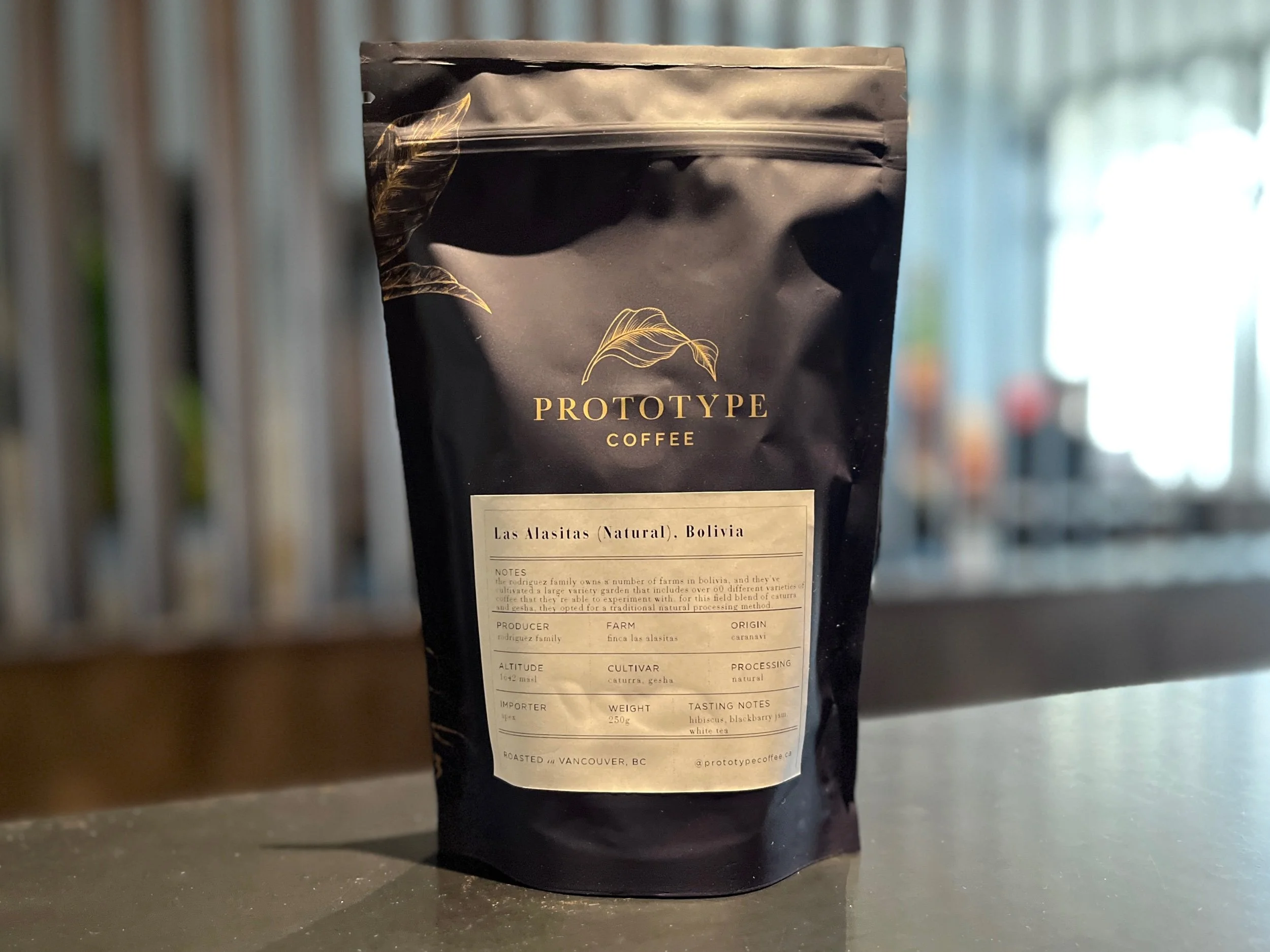 Roasted Coffee — Prototype