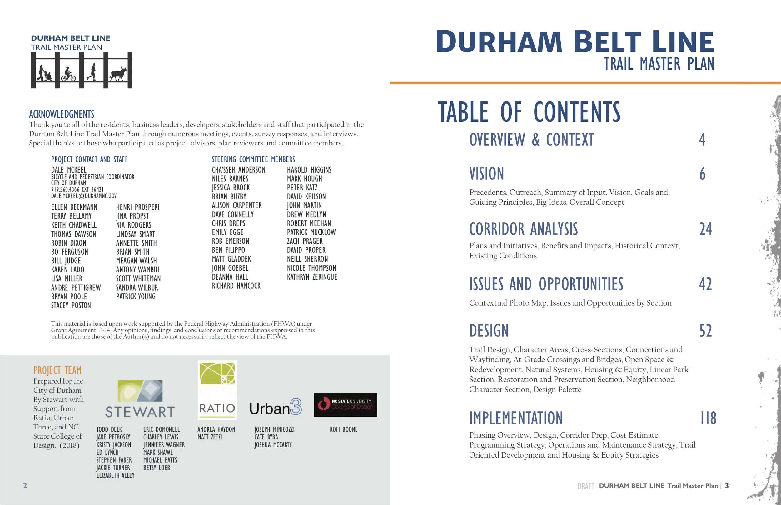 Master Plan Draft — Durham BeltLine for Everybody