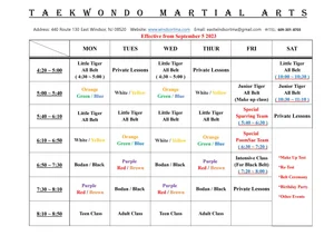 Schedule — WINDSOR TMA