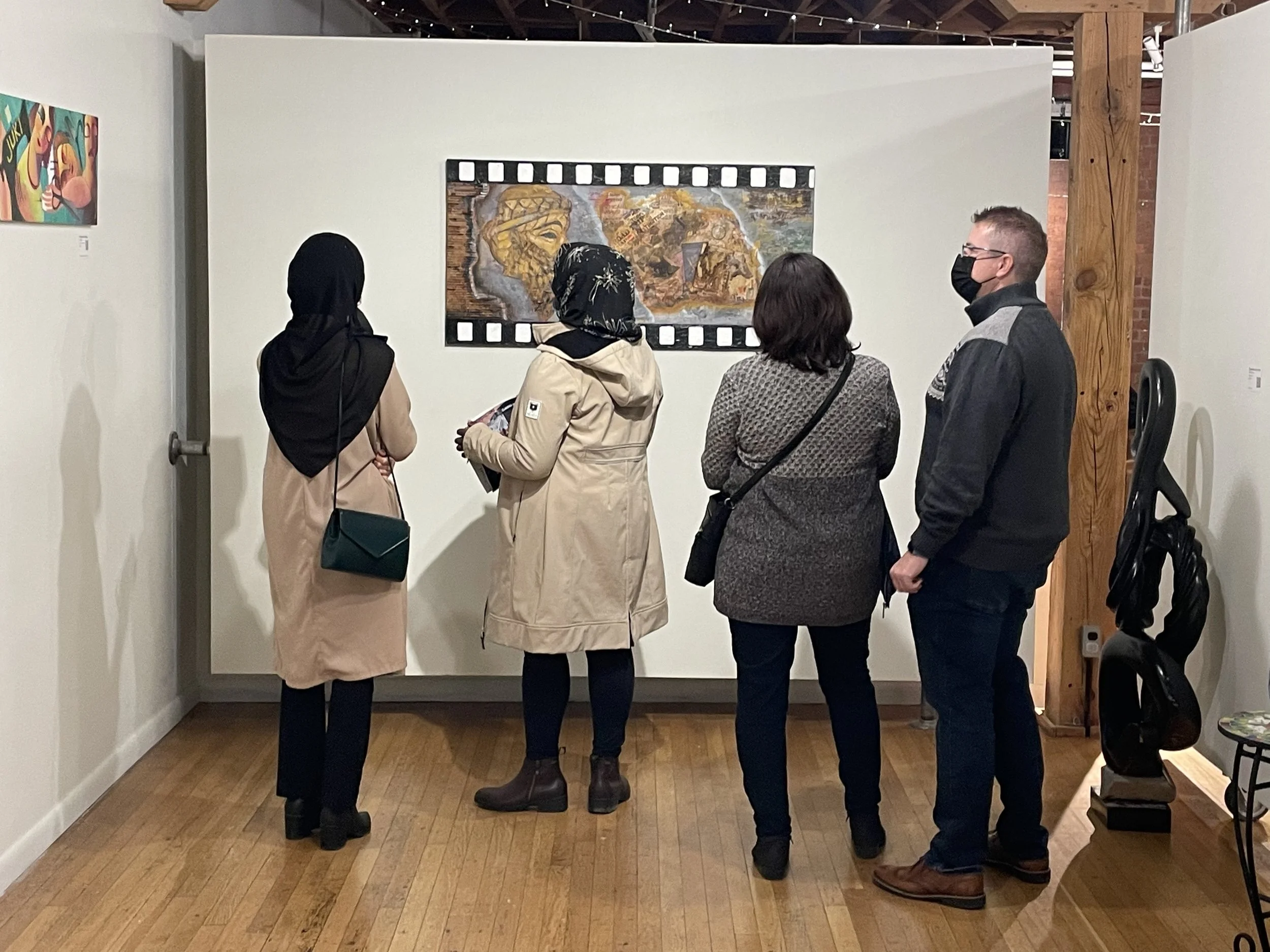 A Wonderful Exhibition Opening Night and an Amazing Artist Panel Coming ...