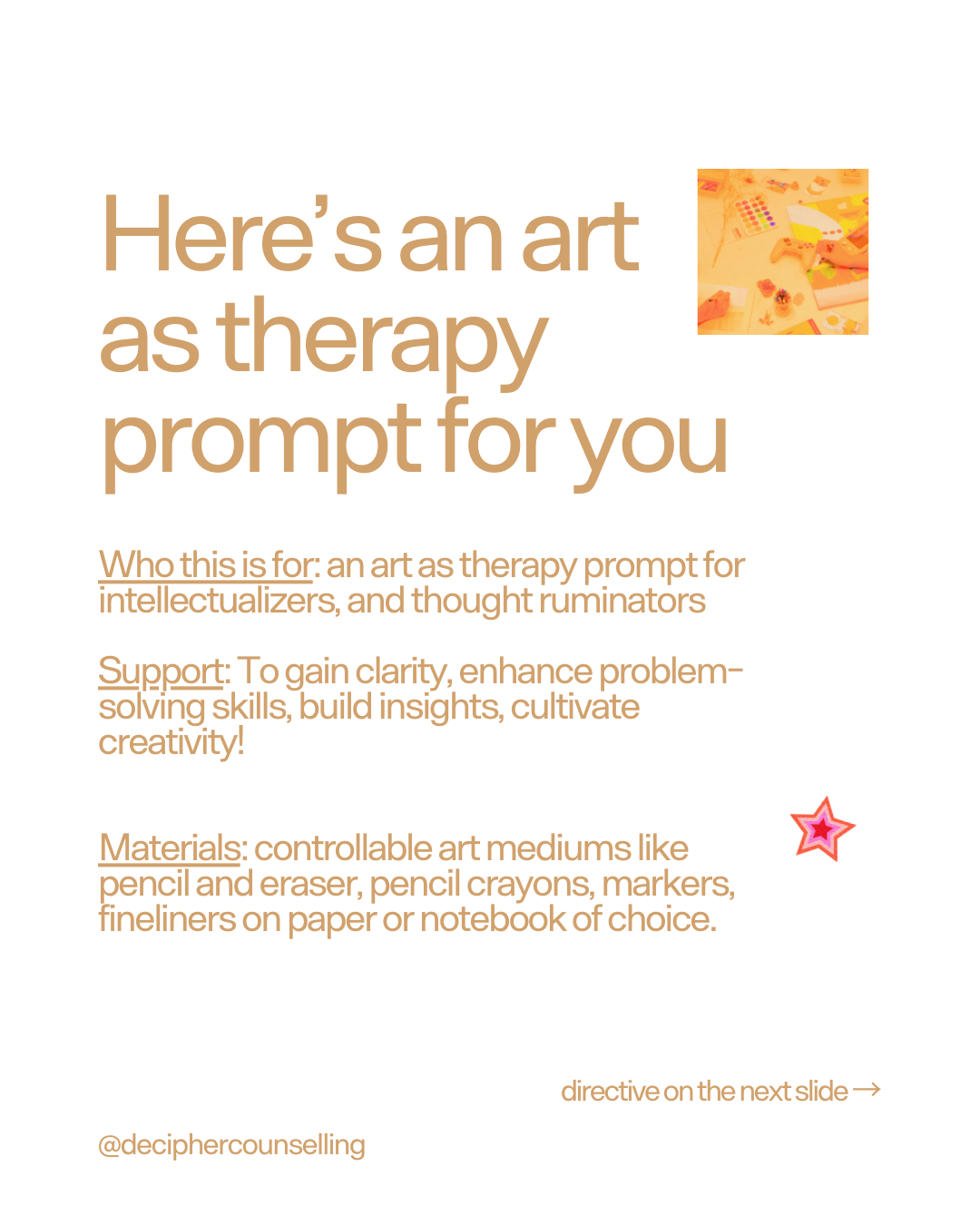 The truth about intellectualizing — Decipher Counselling Art Therapy Studio