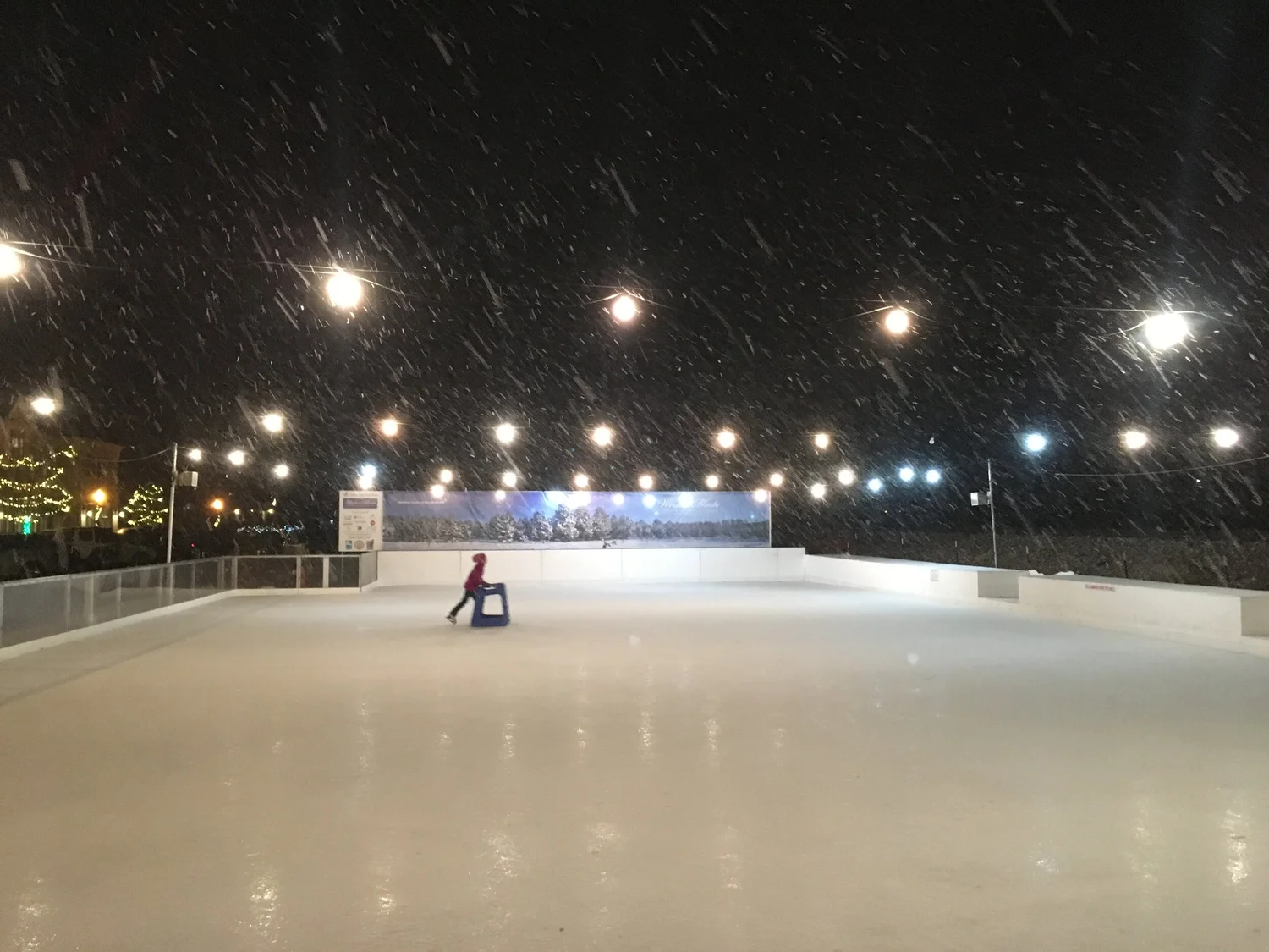 Outdoor Ice Skating Rink Christmas