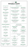 Menu — Naturally Good Foods
